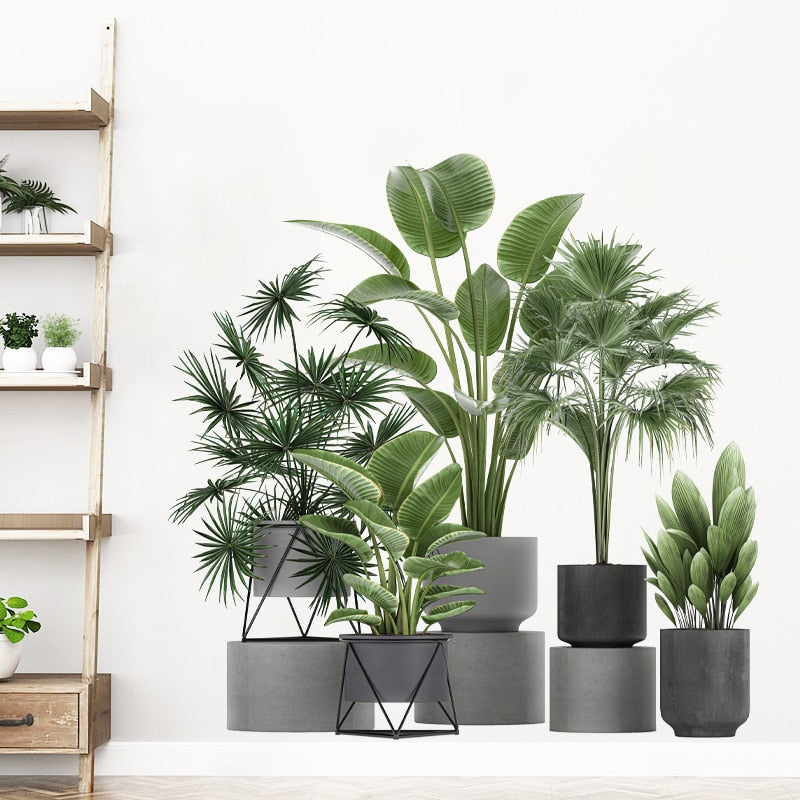 Stickers Trompe L Oeil Plante