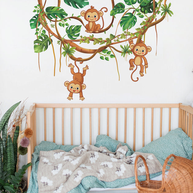 Stickers Singe Enfant – Déco Exotique
