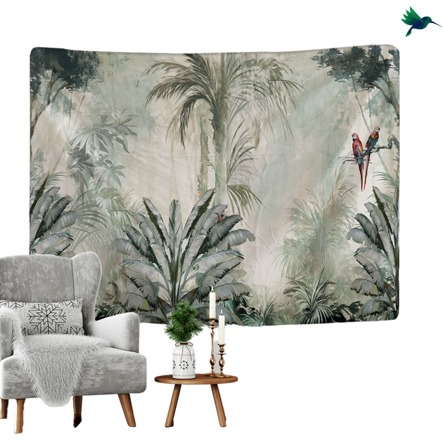 Tenture Suspendue Jungle – Déco Exotique