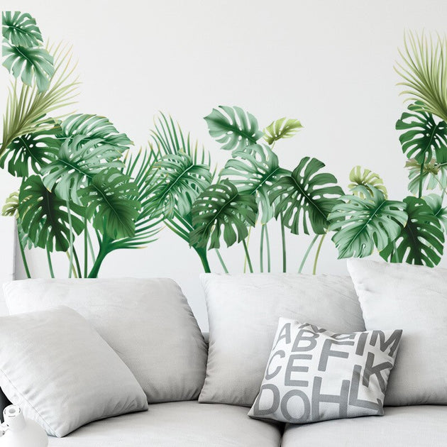 Sticker Feuille Tropicale – Déco Exotique