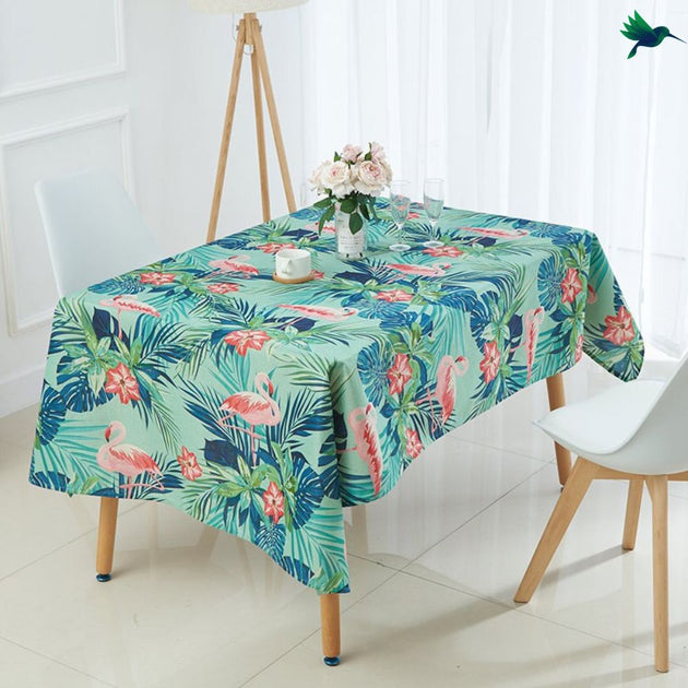 Nappe tropicale rectangulaire – Déco Exotique