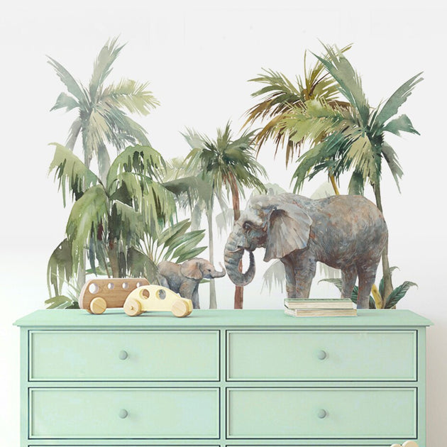 Stickers muraux Jungle Tropical – Déco Exotique